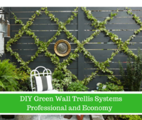 Garden Green Wall Trellis Systems - Climbing Plants – The Shade Sail Shop
