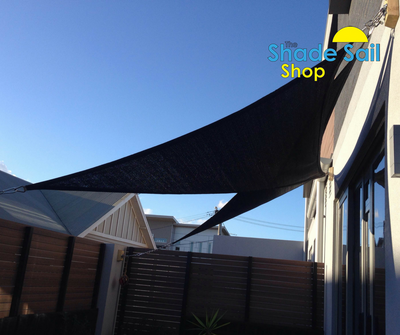 16.4ft x 16.4ft x 23.1ft Right Angle Sun Shade Sails - shipped ...
