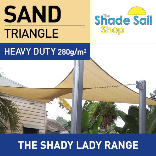 13.1ft x 16.4ft x 16.4ft SAND Triangle Shade Sails at the BEST EVER ...